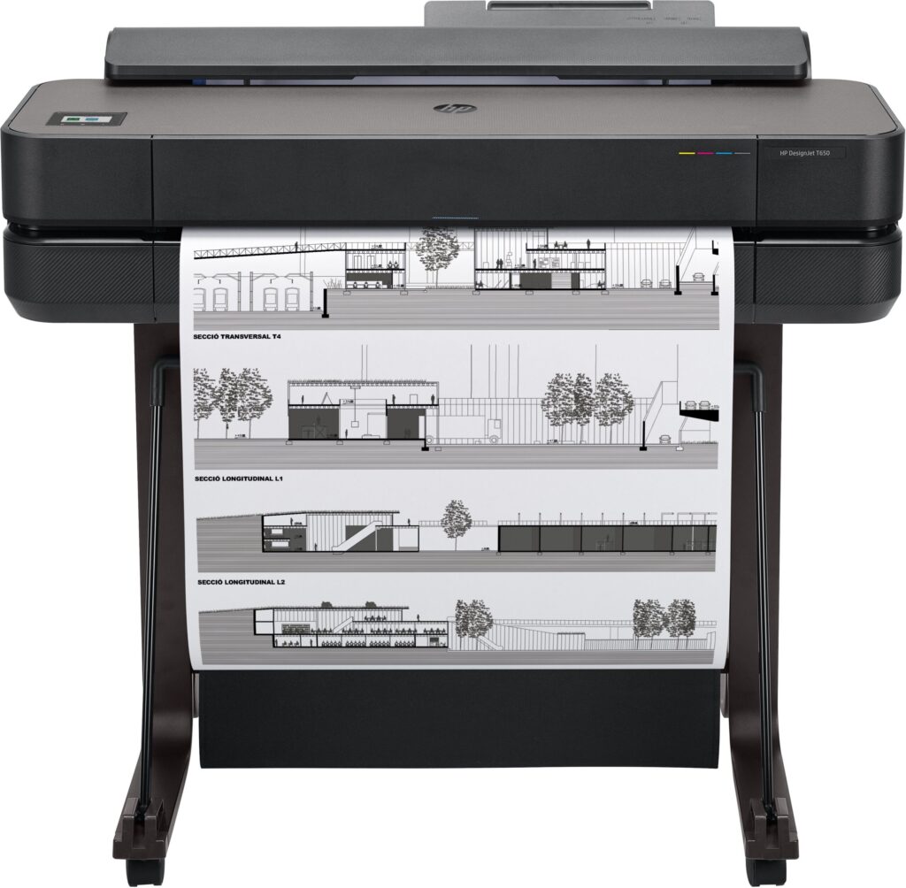 Plotter HP DESIGNJET T650 24IN - 2400 x 1200 DPI, 1024 MB, Inyección de ...