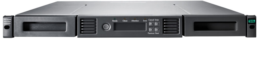 HPE Storage MSL 1/8 Tape Autoloader 1x MSL LTO-9 SAS Drive 5x LTO-9 ...