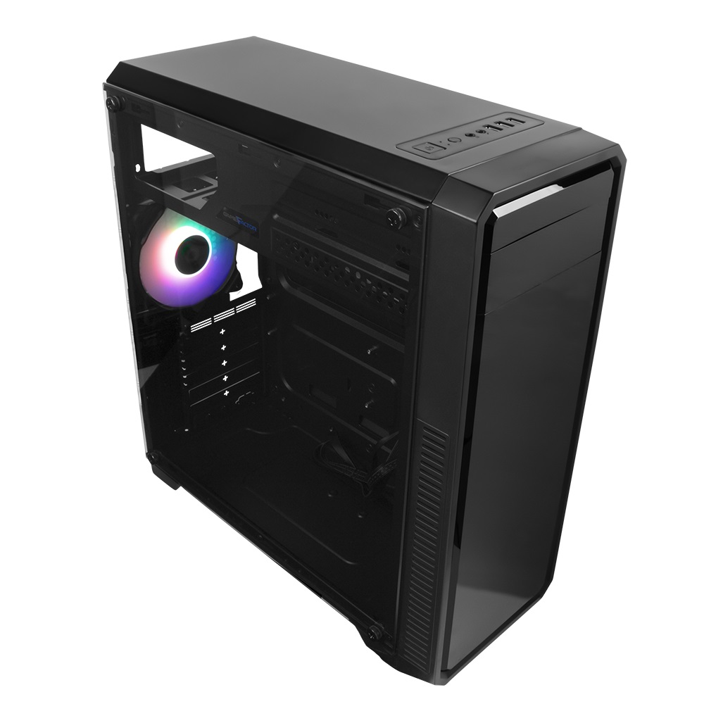 Gabinete Gaming GAME FACTOR CSG-300 - ATX, Micro ATX, Mini ITX ...